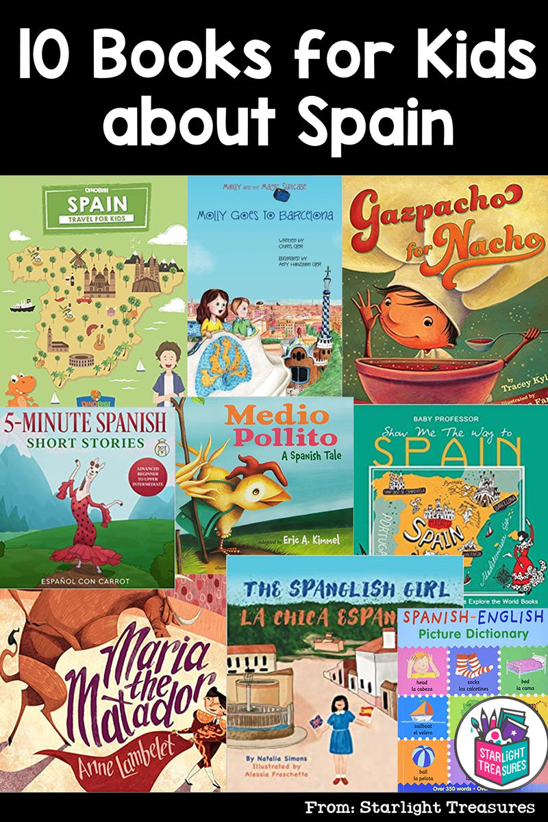 10 Books for Children about Spain – Starlight Treasures LLC