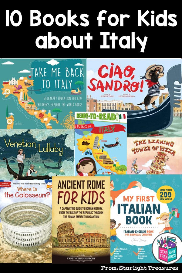 10 Books for Children about Italy – Starlight Treasures LLC