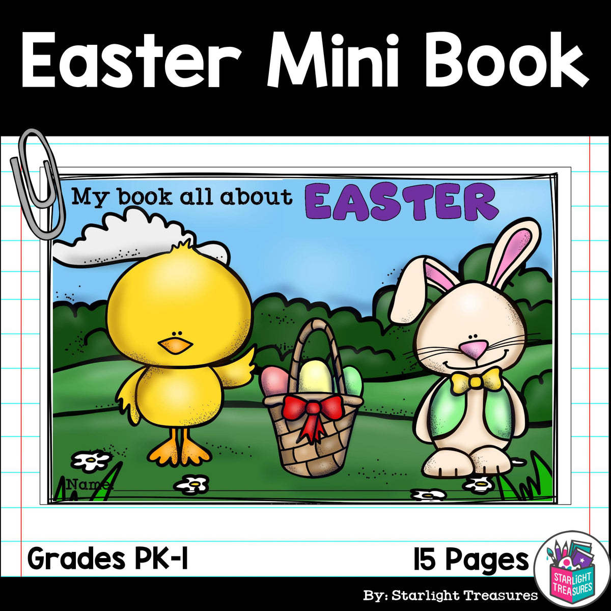 Easter Mini Book for Early Readers – Starlight Treasures LLC