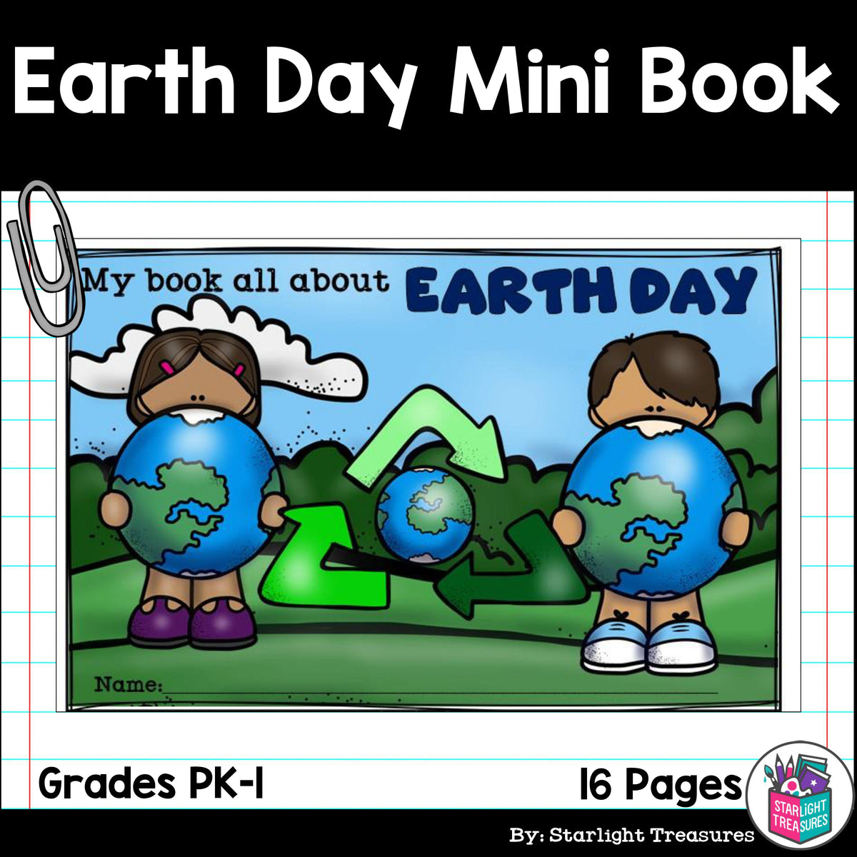 Earth Day Mini Book for Early Readers – Starlight Treasures LLC