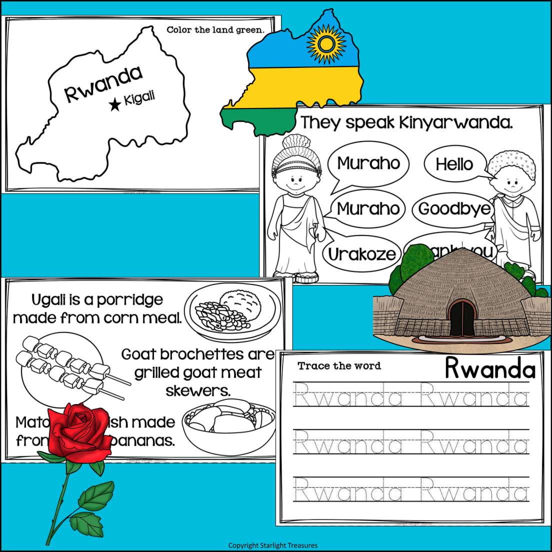 Rwanda Mini Book for Early Readers - A Country Study – Starlight ...