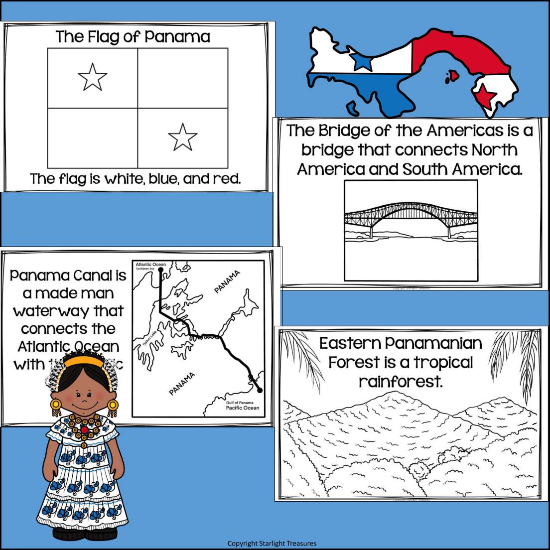 Panama Mini Book for Early Readers - A Country Study – Starlight ...