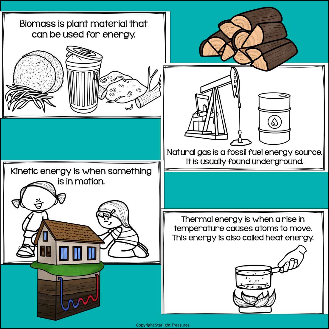 Energy Mini Book for Early Readers: Physical Science, Types of Energy ...