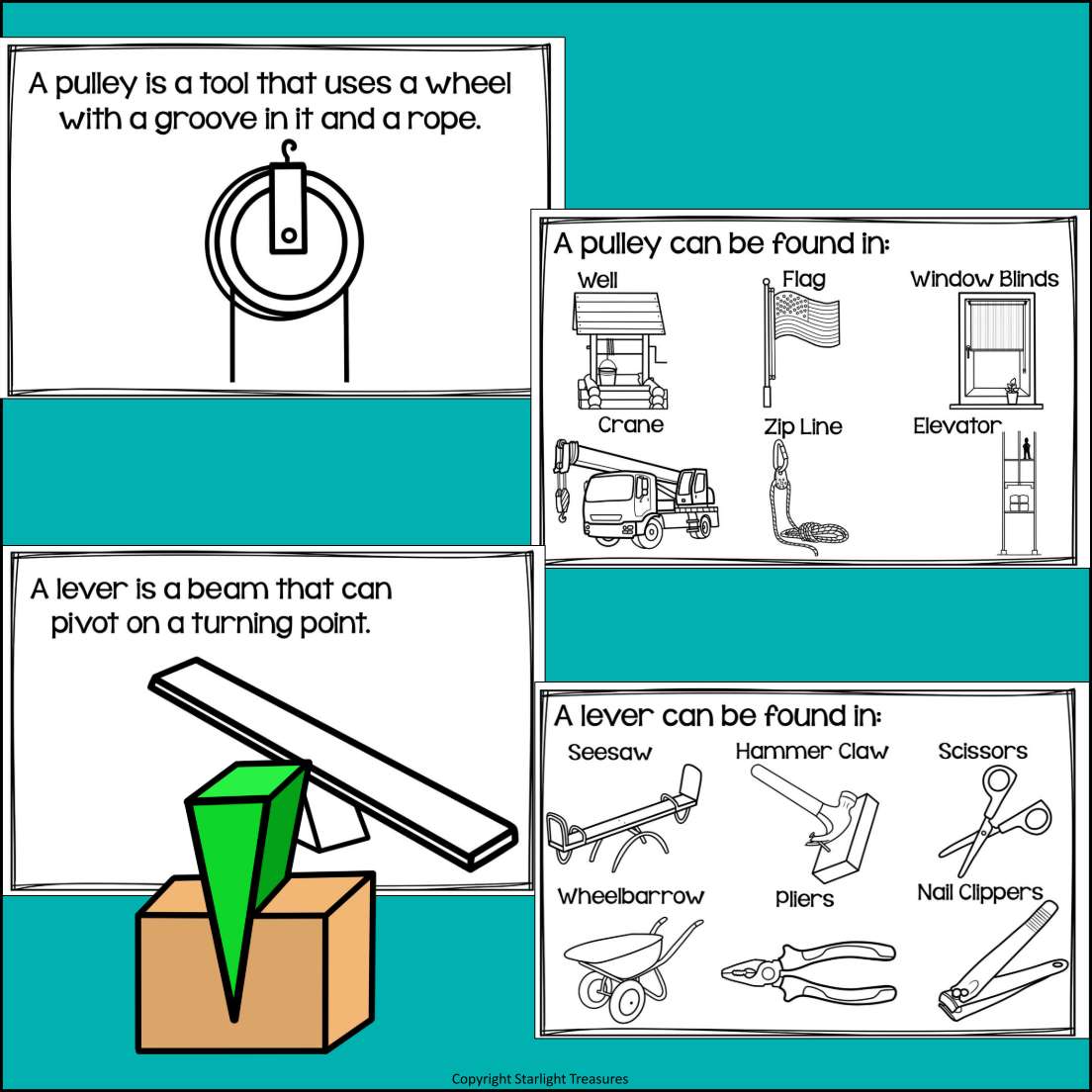 Simple Machines Mini Book for Early Readers: Physical Science, Simple ...
