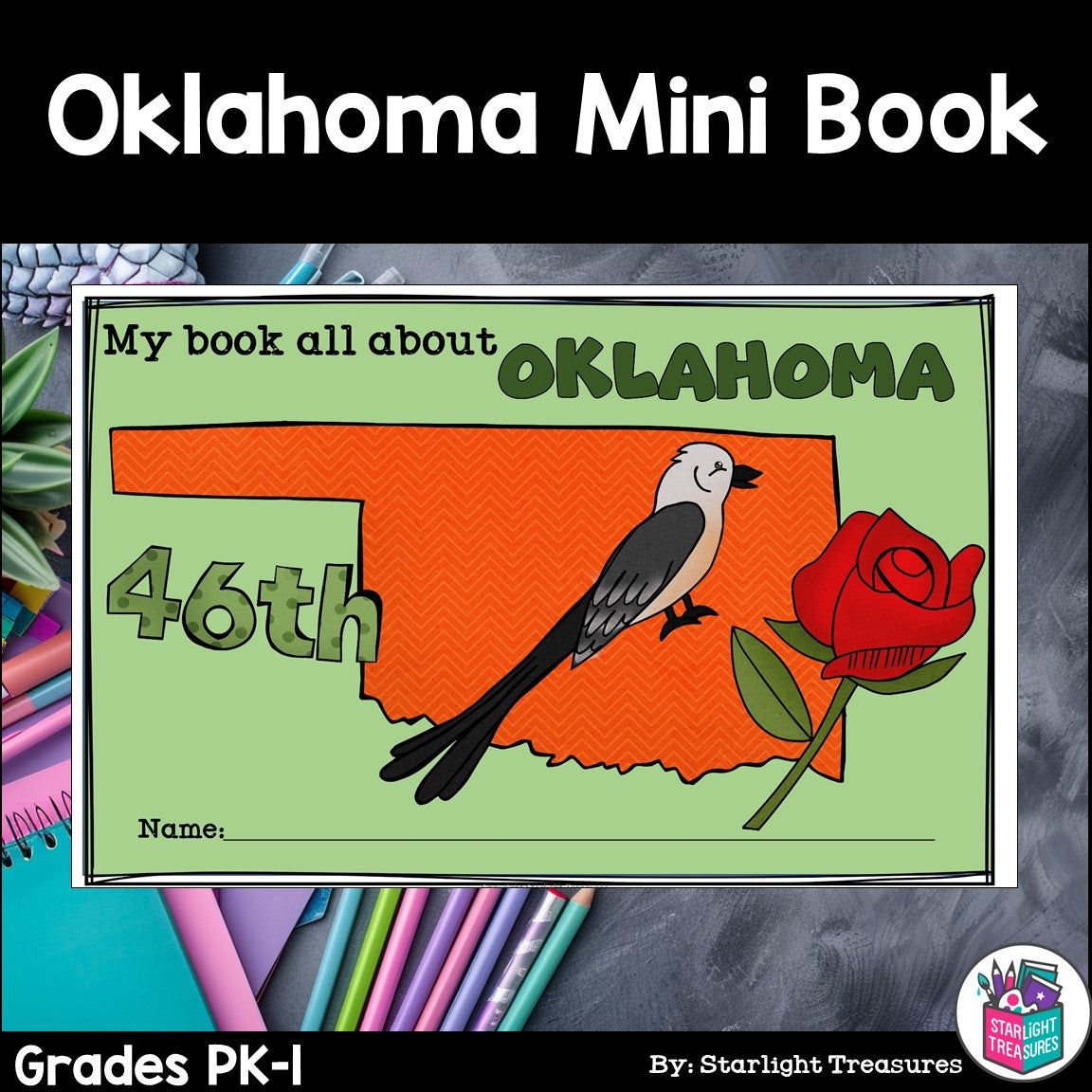 Oklahoma Mini Book for Early Readers - A State Study – Starlight ...