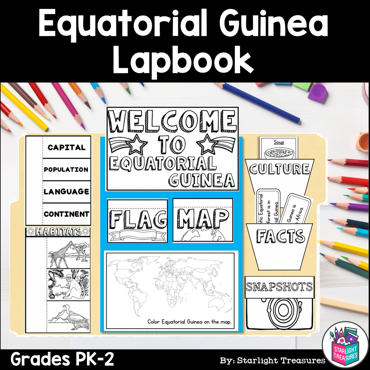 Equatorial Guinea Lapbook for Early Learners - A Country Study ...