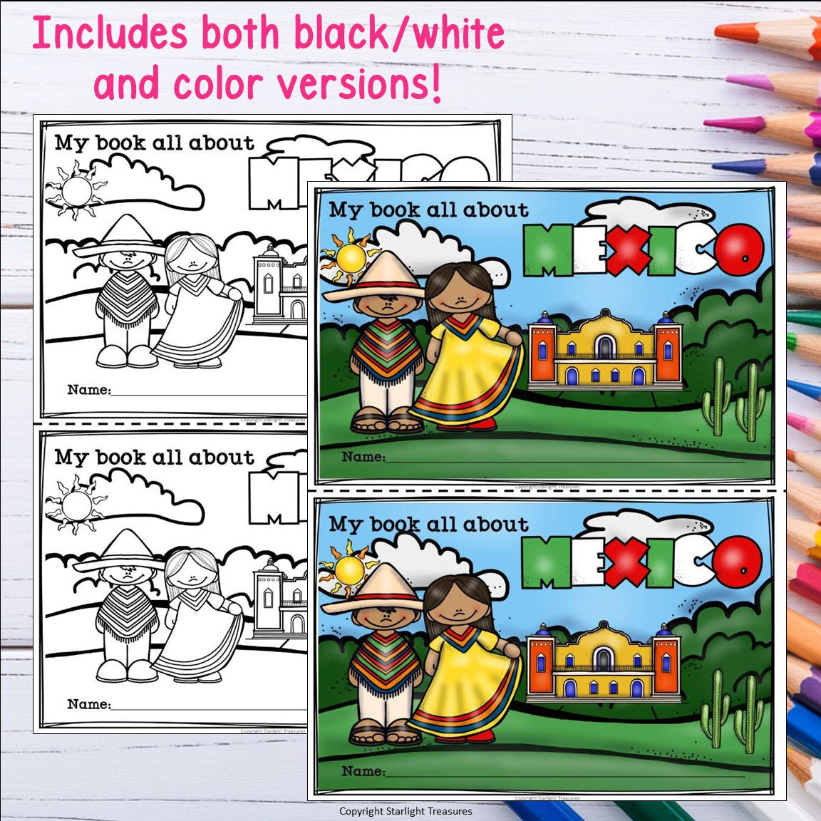 Mexico Mini Book for Early Readers - A Country Study – Starlight ...