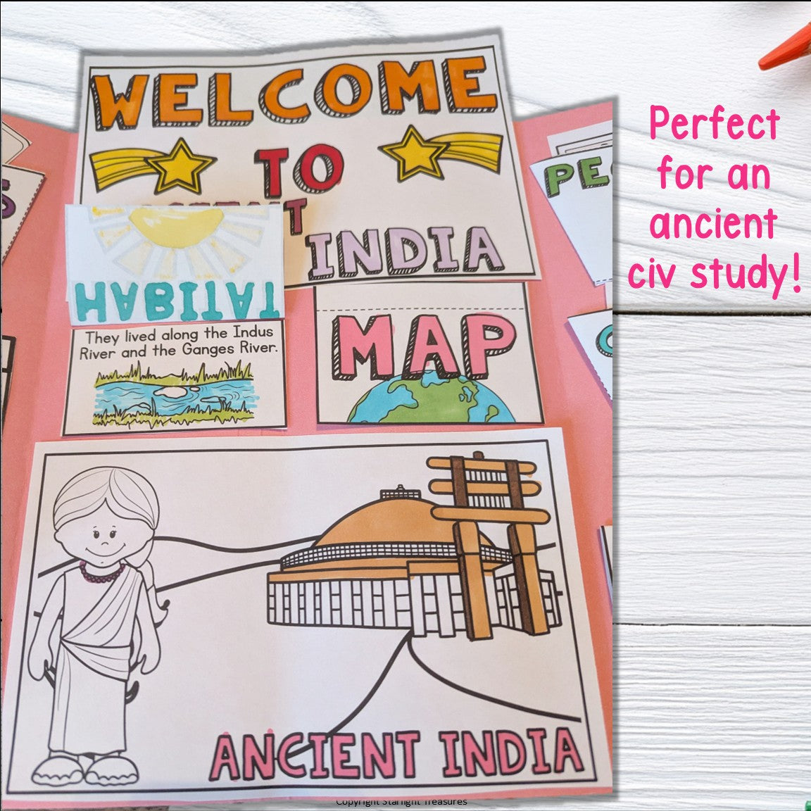 Ancient India Lapbook for Early Learners - Ancient Civilizations ...