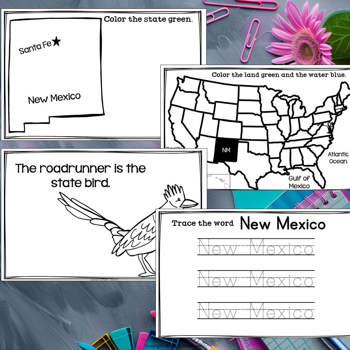 New Mexico Mini Book for Early Readers - A State Study – Starlight ...
