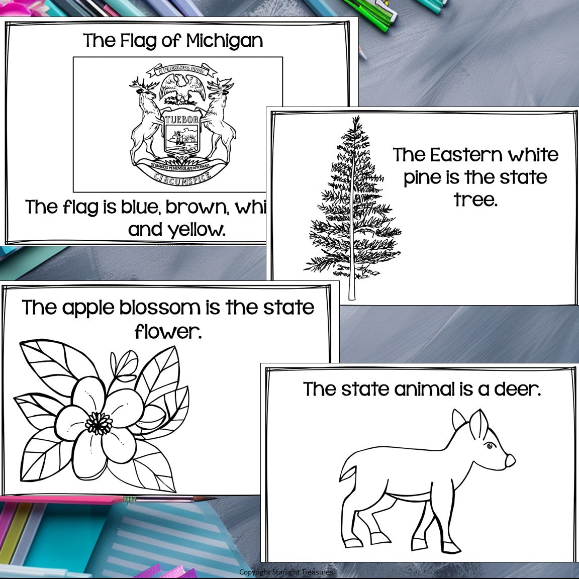 Michigan Mini Book for Early Readers - A State Study – Starlight ...