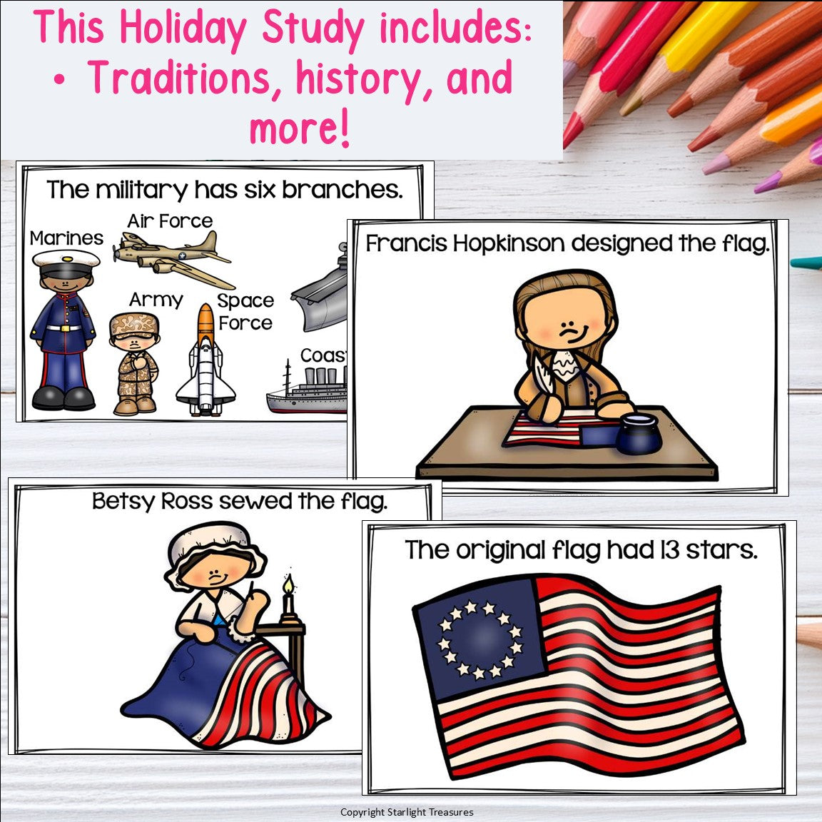 Veterans Day Mini Book for Early Readers – Starlight Treasures LLC