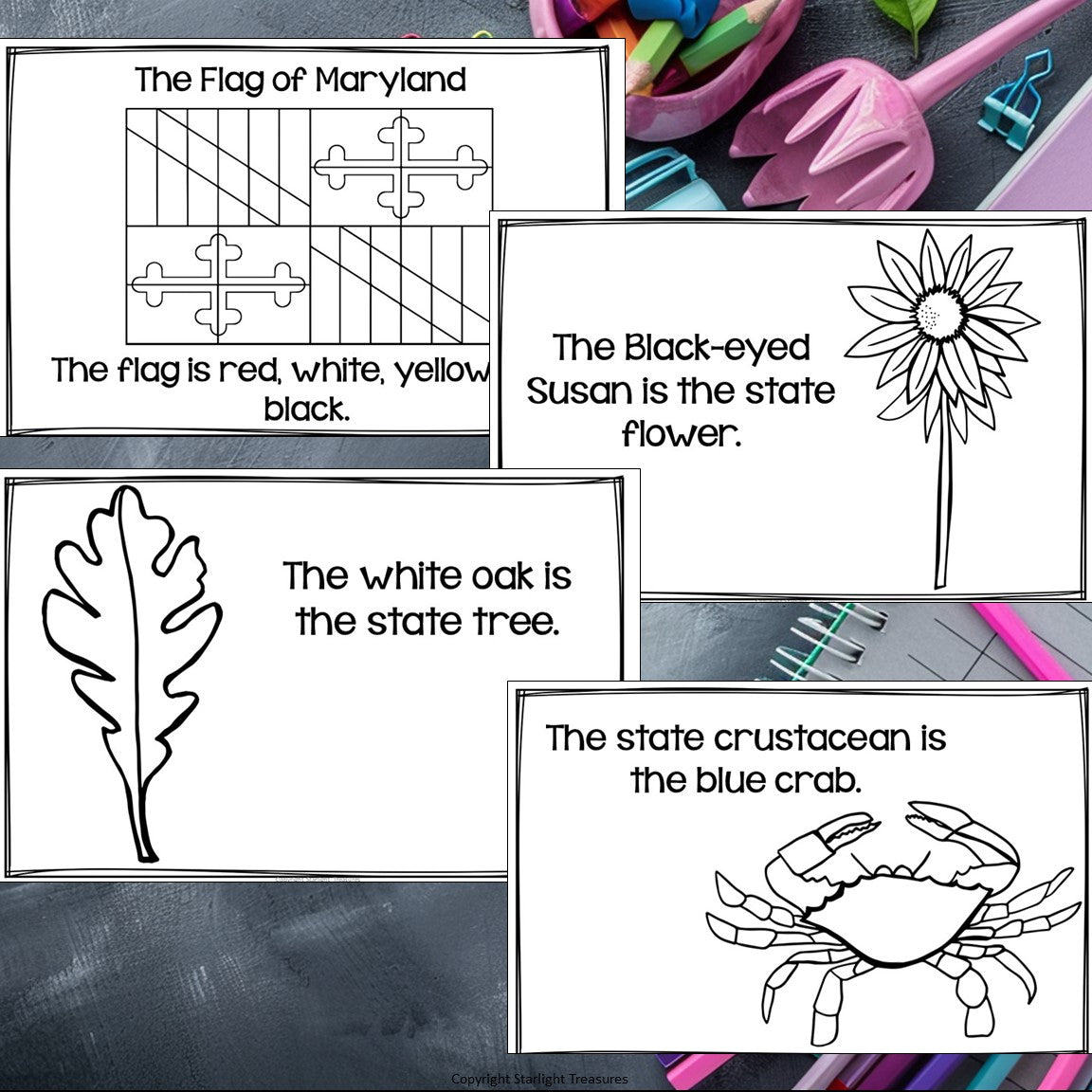 Maryland Mini Book for Early Readers - A State Study – Starlight ...