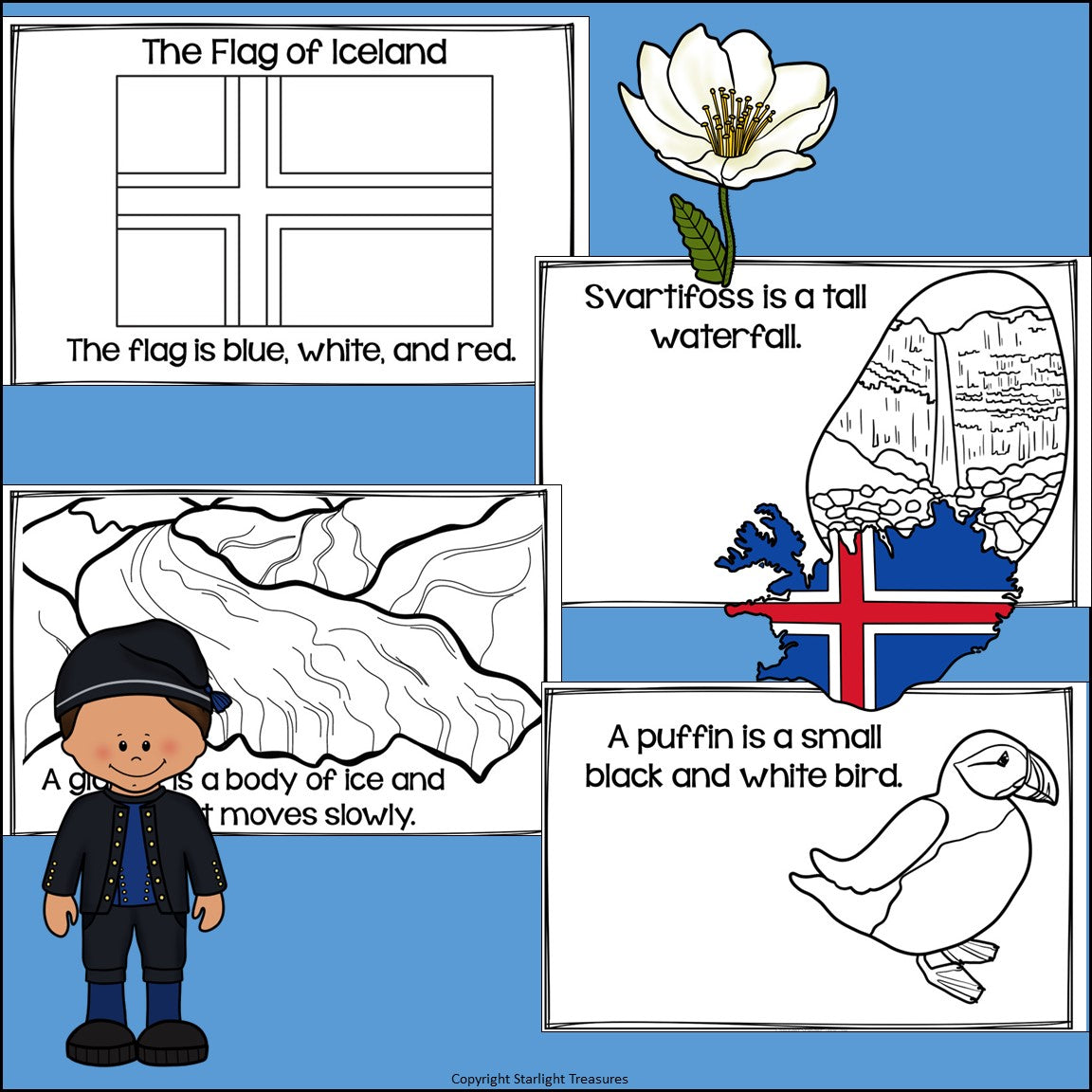 Iceland Mini Book for Early Readers - A Country Study – Starlight ...