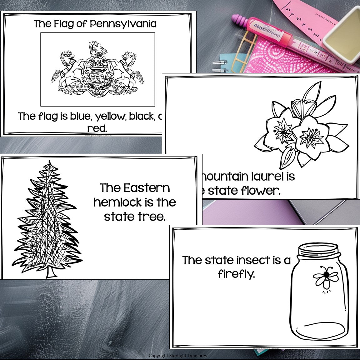 Pennsylvania Mini Book for Early Readers - A State Study – Starlight ...