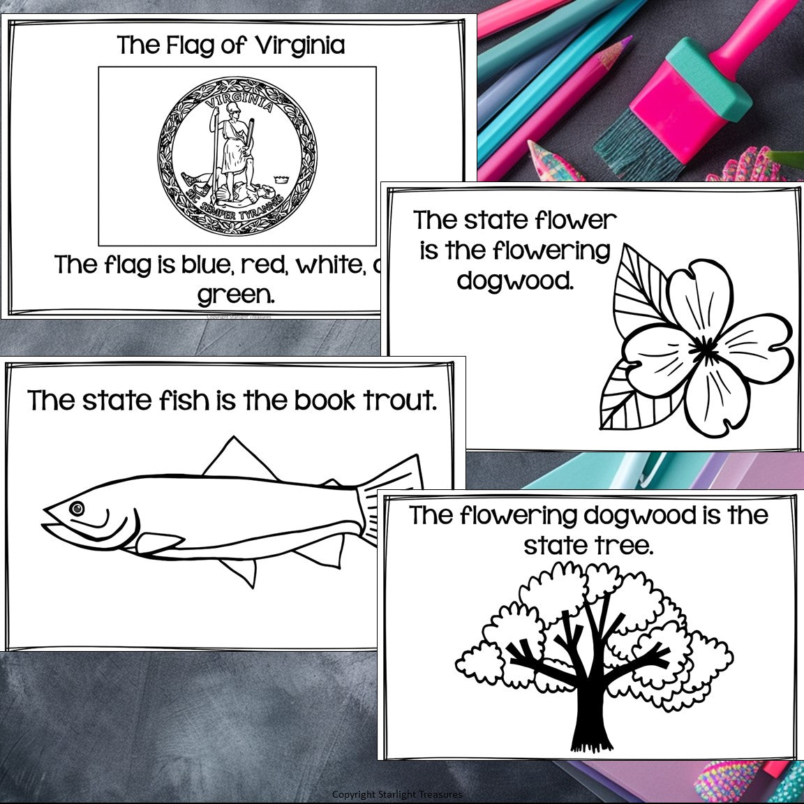 Virginia Mini Book for Early Readers - A State Study – Starlight ...