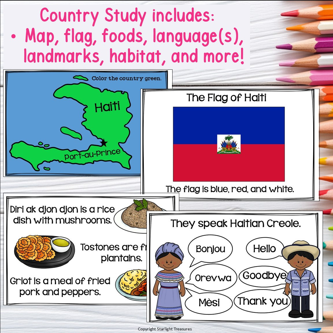 Haiti Mini Book for Early Readers - A Country Study – Starlight ...