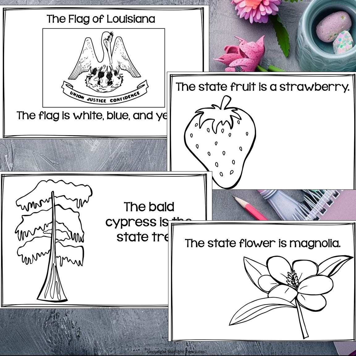 Louisiana Mini Book for Early Readers - A State Study – Starlight ...