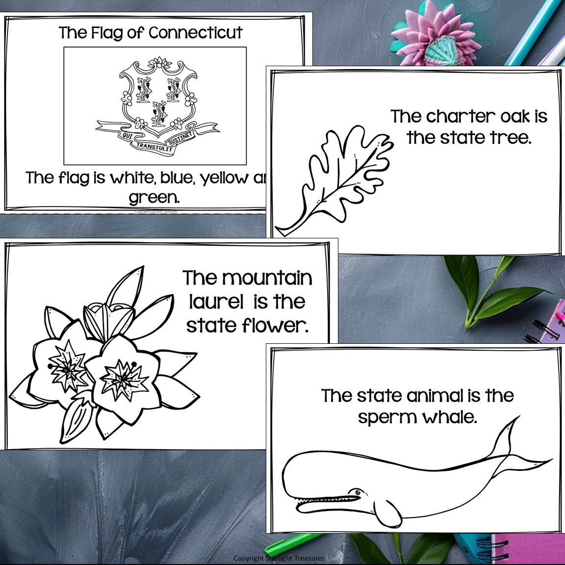 Connecticut Mini Book for Early Readers - A State Study – Starlight ...