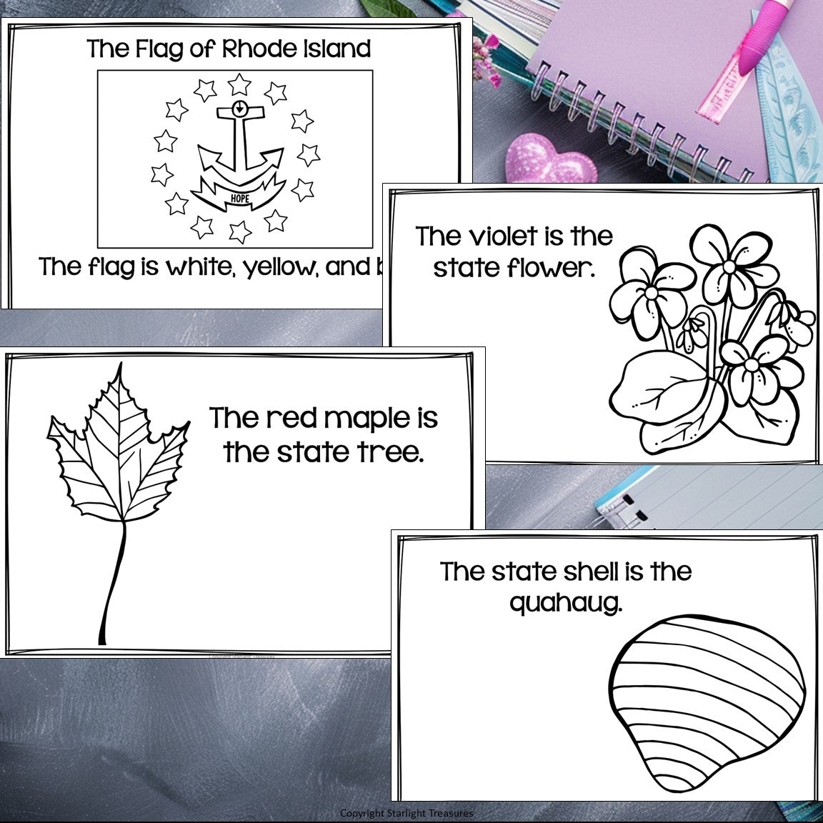 Rhode Island Mini Book for Early Readers - A State Study – Starlight ...