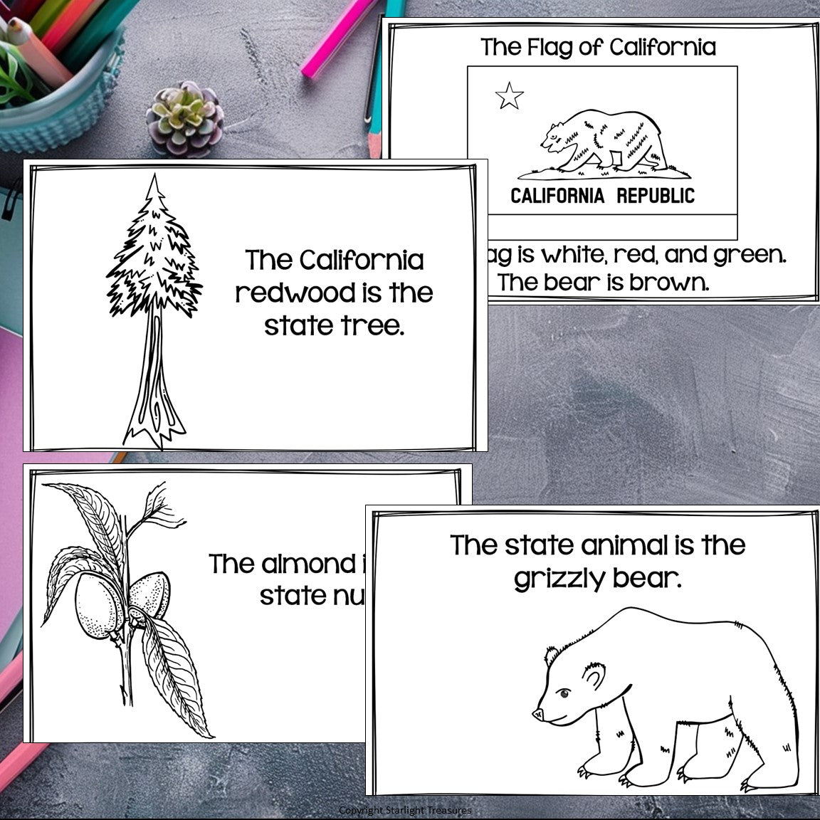 California Mini Book for Early Readers - A State Study – Starlight ...
