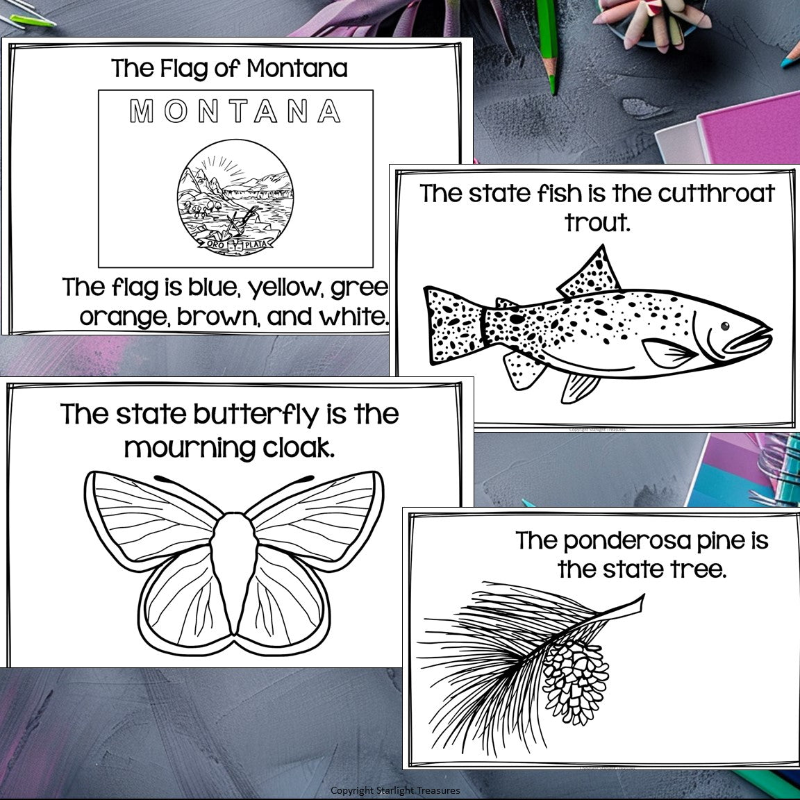 Montana Mini Book for Early Readers - A State Study – Starlight ...