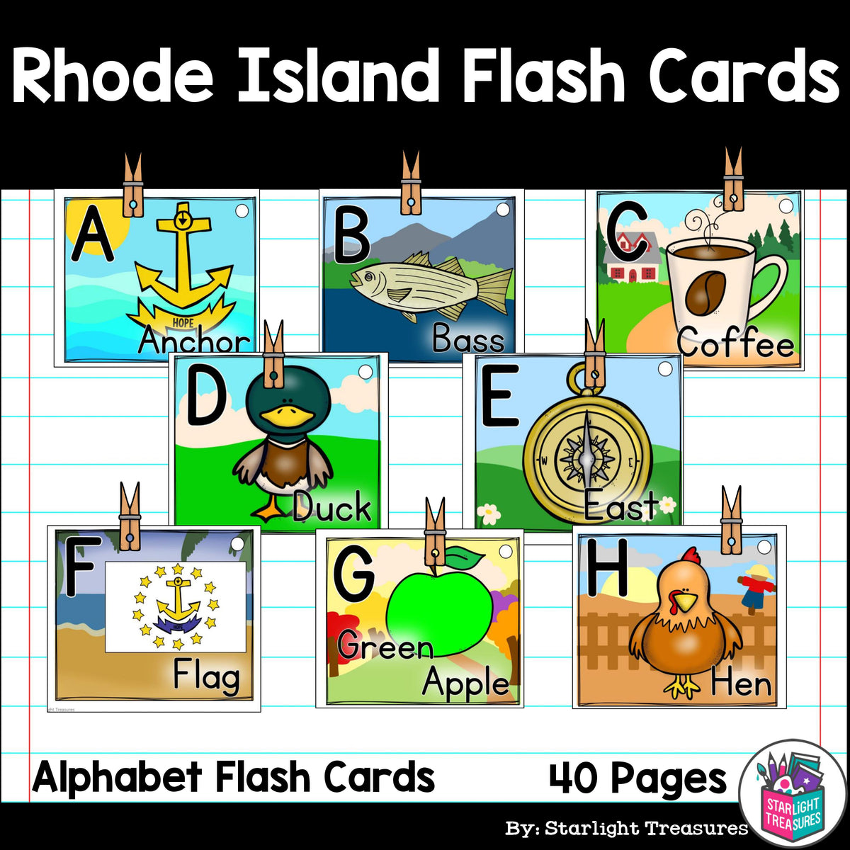 Alphabet Flash Cards for Early Readers - State of Rhode Island ...