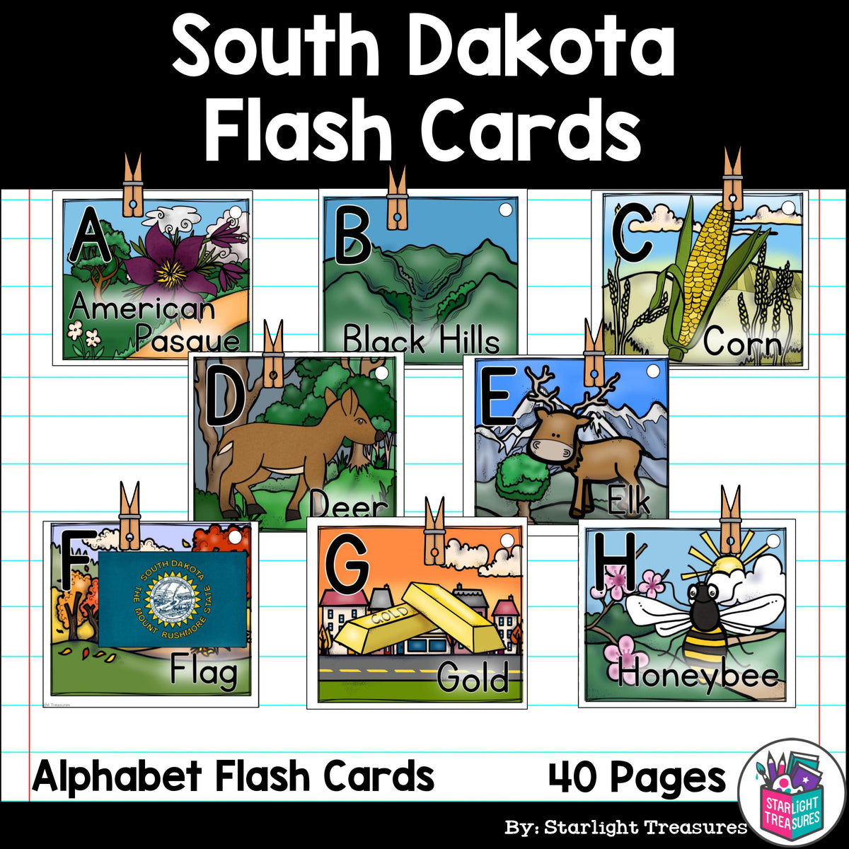Alphabet Flash Cards for Early Readers - State of South Dakota ...