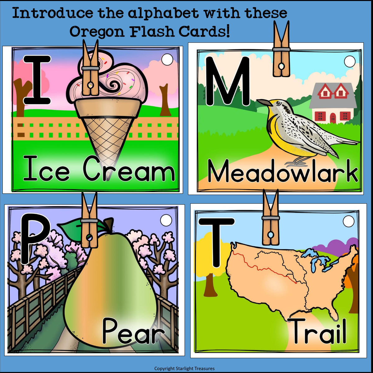 Alphabet Flash Cards for Early Readers - State of Oregon – Starlight ...