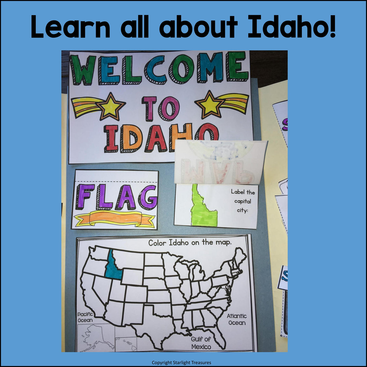 Idaho Lapbook for Early Learners - A State Study – Starlight Treasures LLC