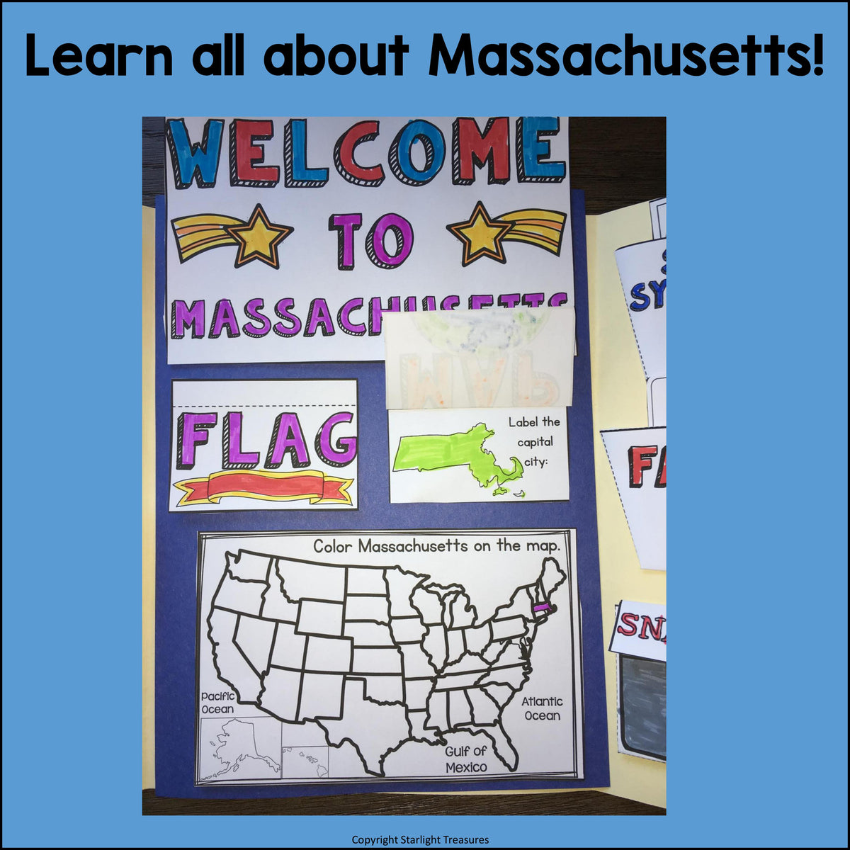 Massachusetts Lapbook for Early Learners - A State Study – Starlight ...