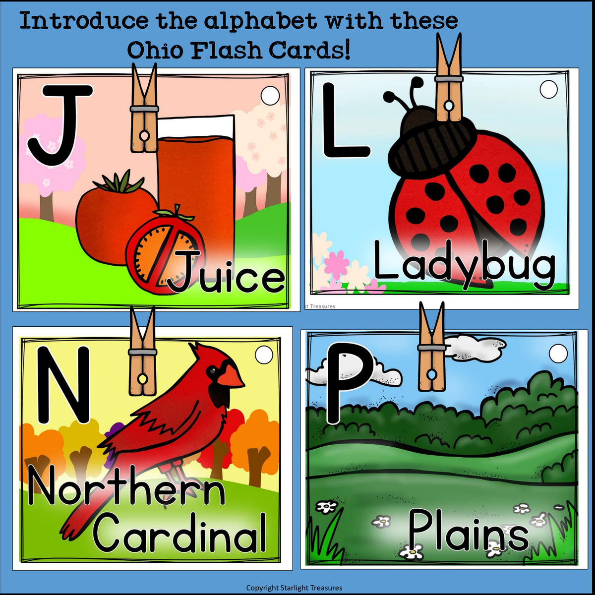 Alphabet Flash Cards for Early Readers - State of Ohio – Starlight ...
