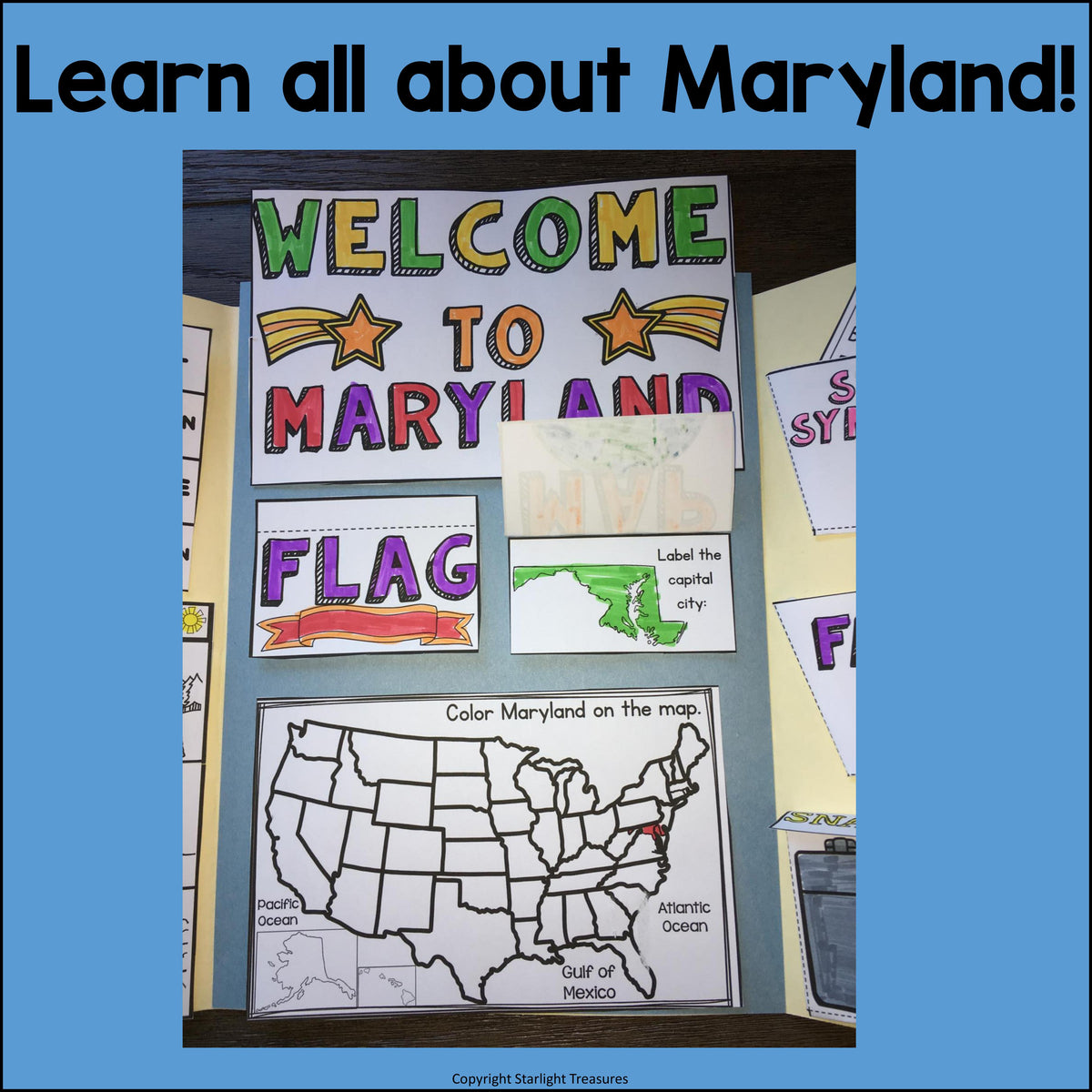 Maryland Lapbook for Early Learners - A State Study – Starlight ...