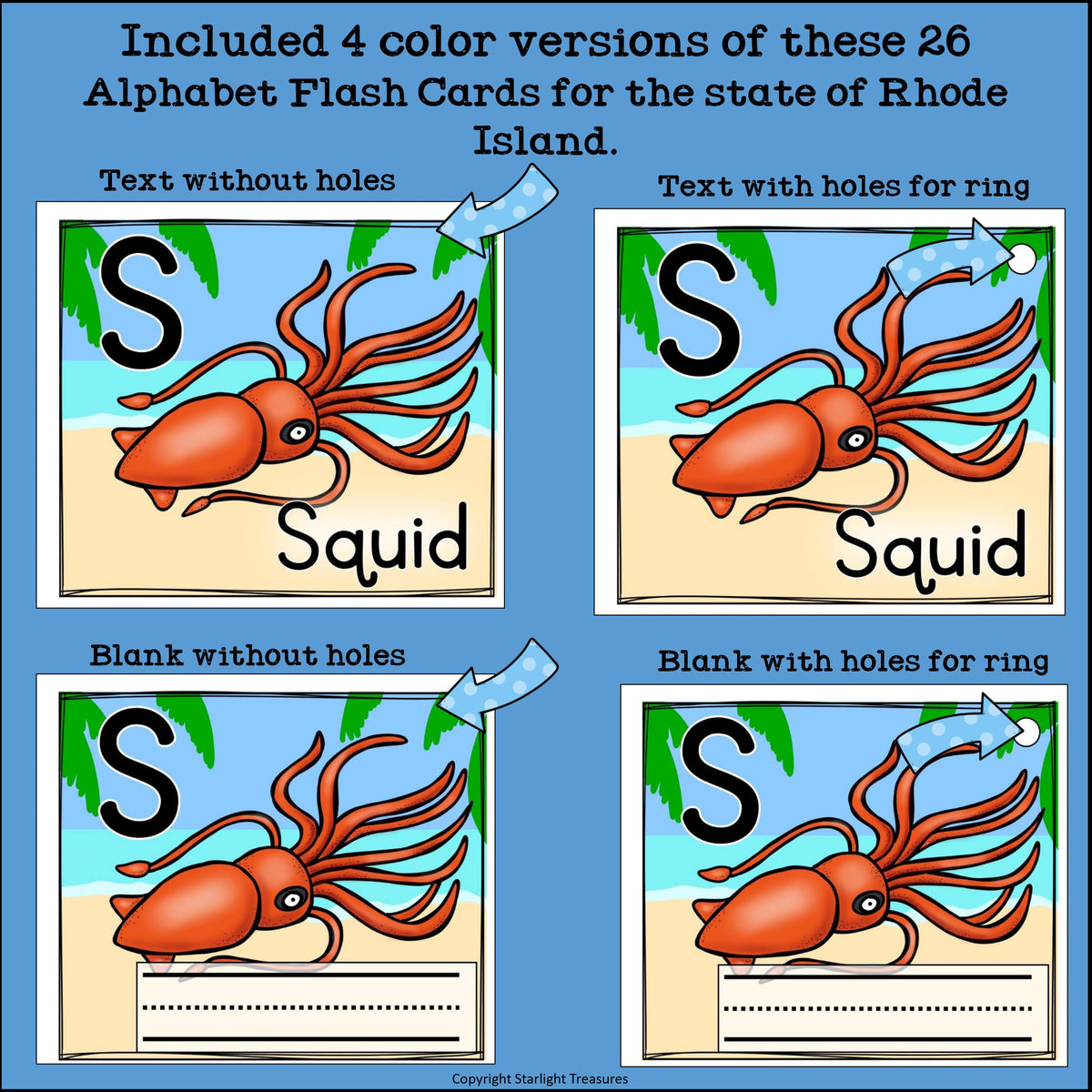 Alphabet Flash Cards for Early Readers - State of Rhode Island ...