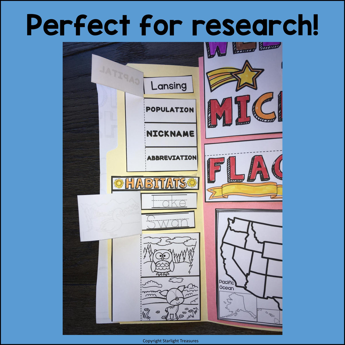 Michigan Lapbook for Early Learners - A State Study – Starlight ...