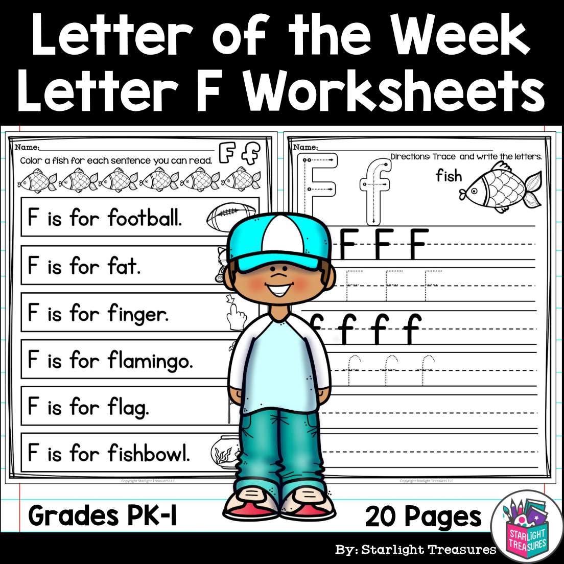 Letter F Worksheets