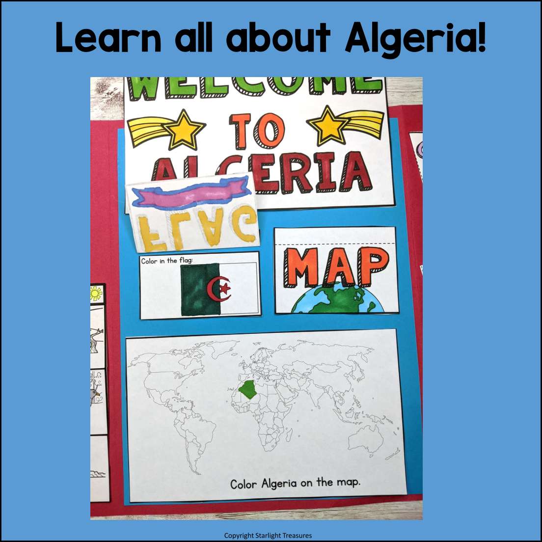 Algeria Lapbook for Early Learners - A Country Study – Starlight ...