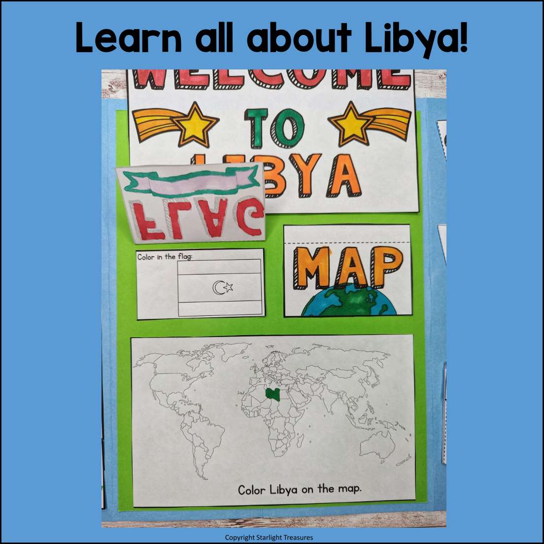 Libya Lapbook for Early Learners - A Country Study – Starlight ...