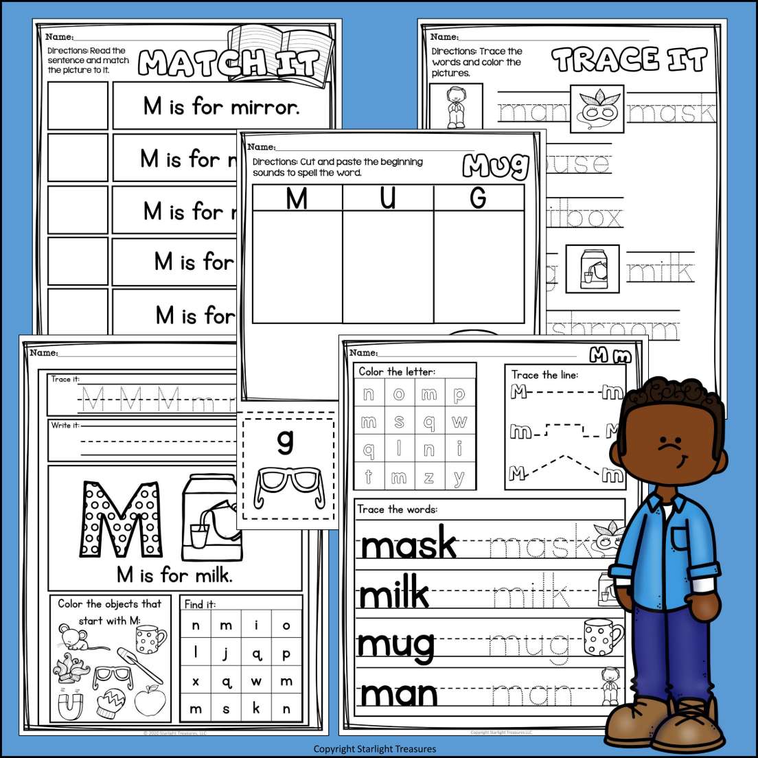 Alphabet Letter of the Week Worksheets for Early Readers - Letter M ...