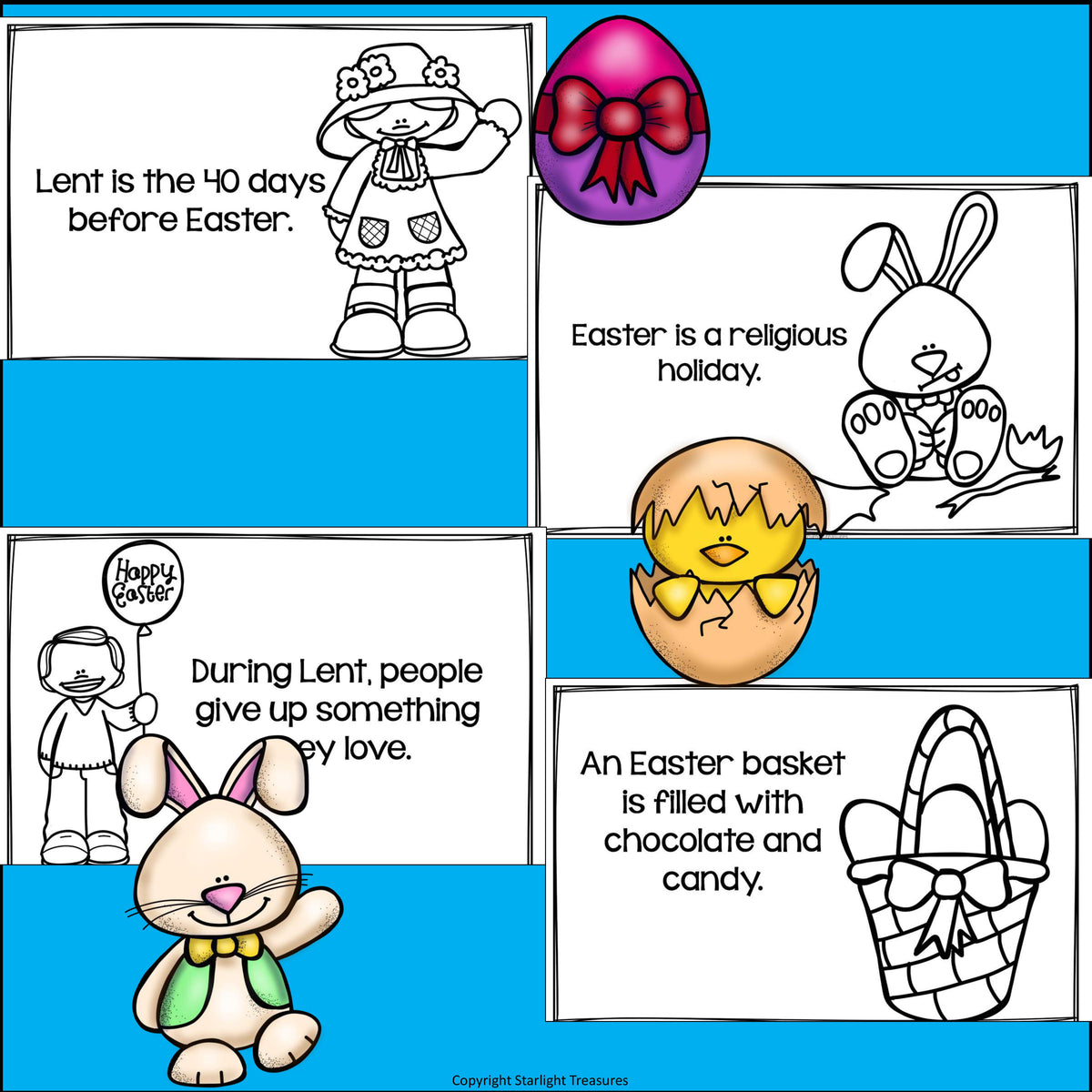 Easter Mini Book for Early Readers – Starlight Treasures LLC