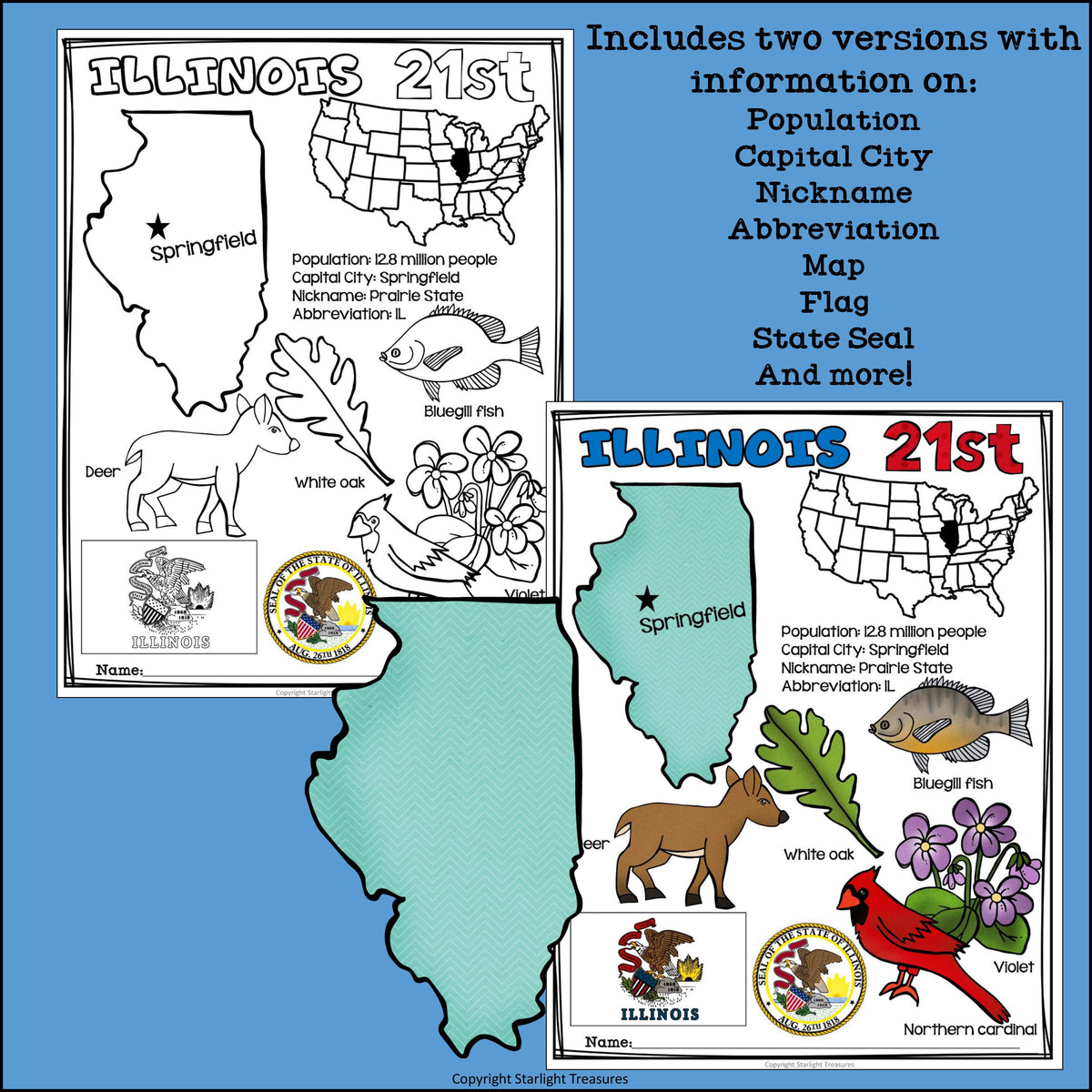 Illinois Fact Sheet - A State Study – Starlight Treasures LLC