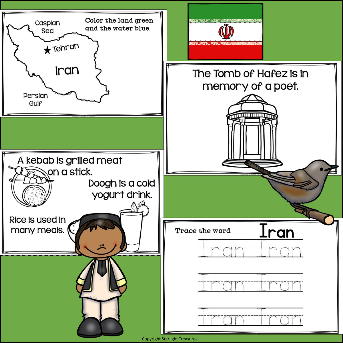 Iran Mini Book for Early Readers - A Country Study – Starlight ...