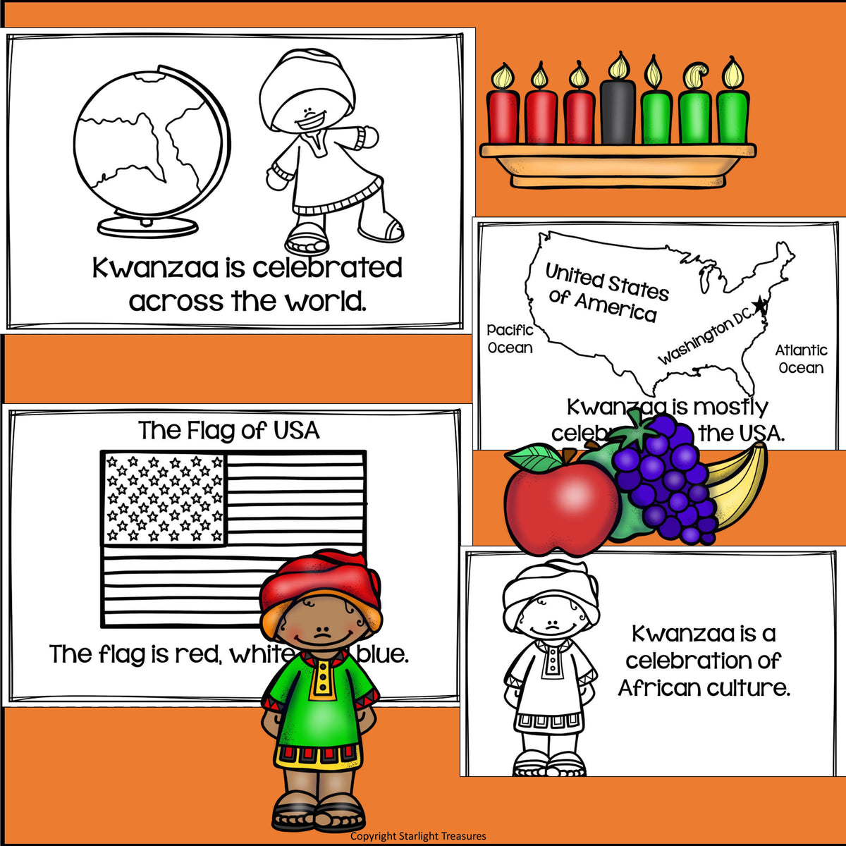 Kwanzaa Mini Book for Early Readers – Starlight Treasures LLC