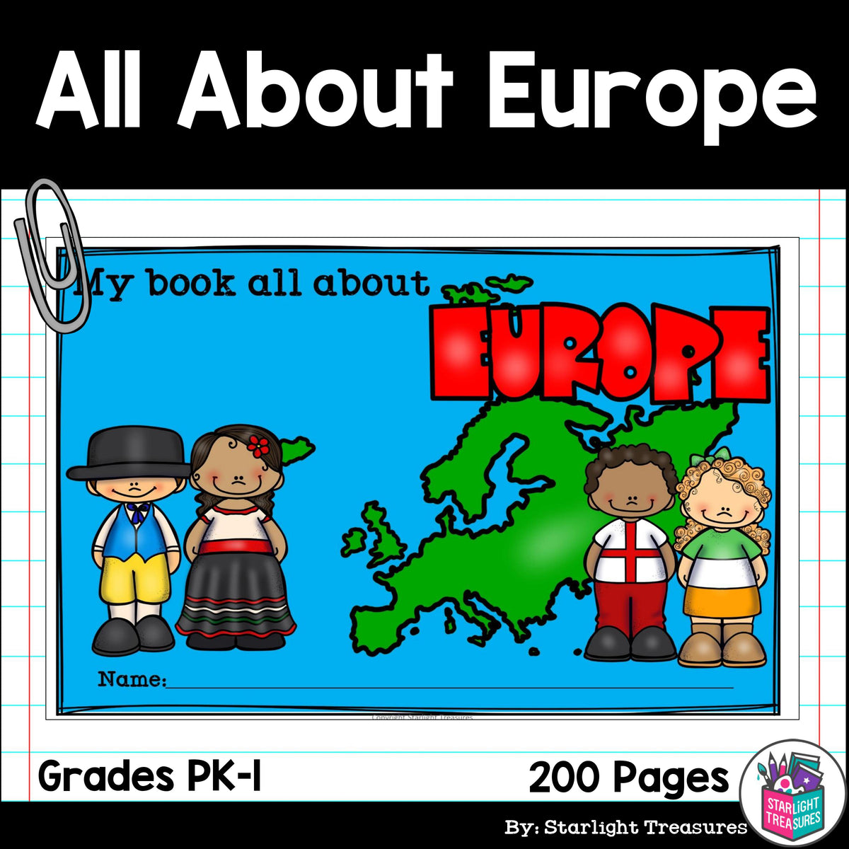 All About Europe Complete Unit with Activities for Early Readers ...