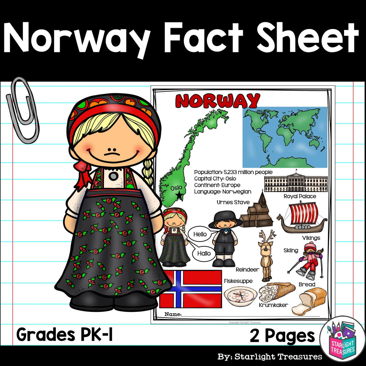 Norway Fact Sheet – Starlight Treasures LLC