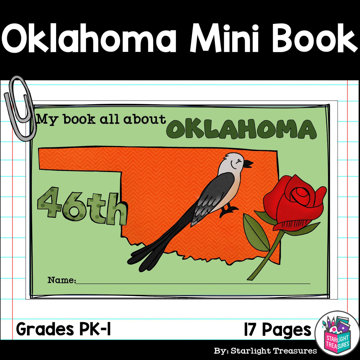 Oklahoma Mini Book for Early Readers - A State Study – Starlight ...