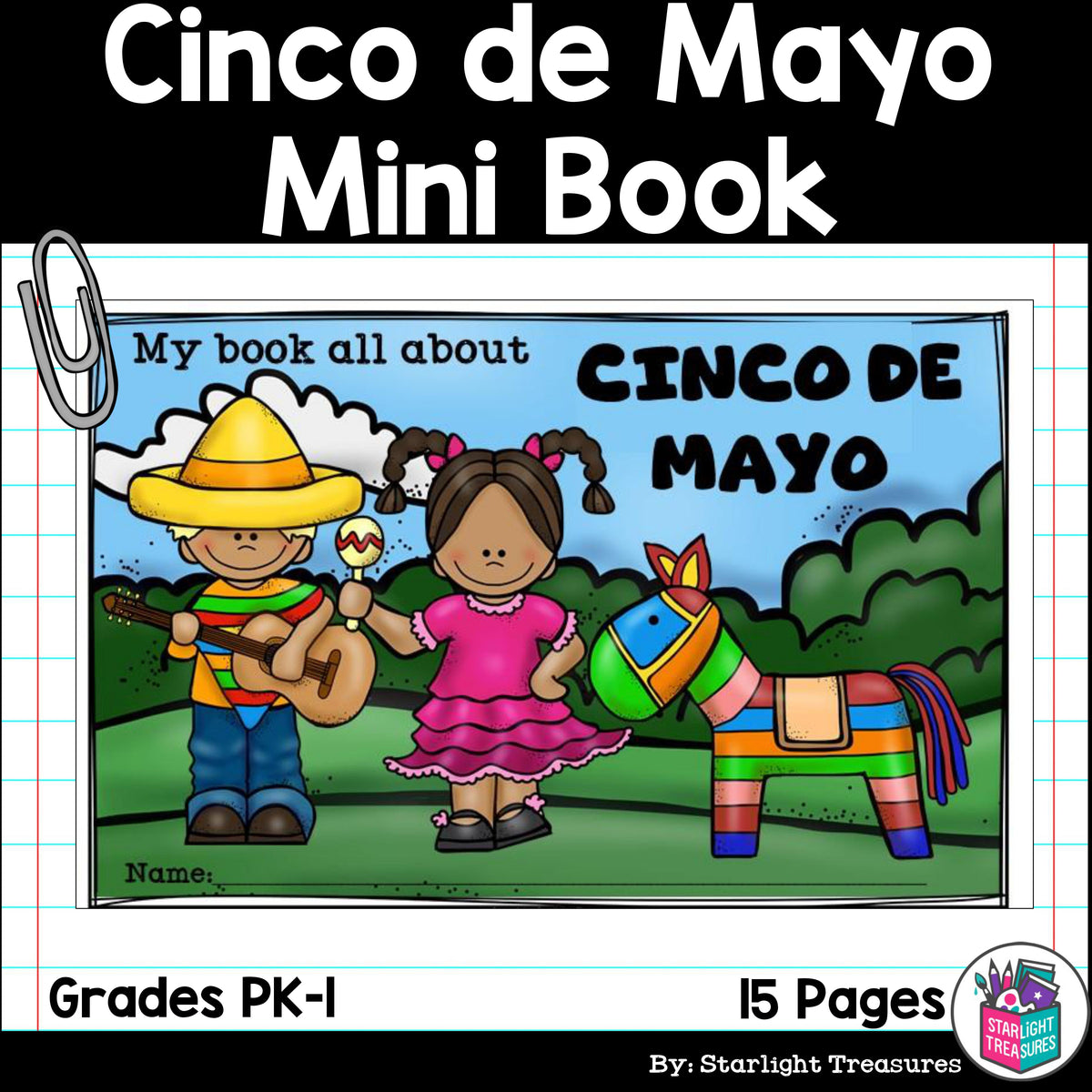 Cinco de Mayo Mini Book for Early Readers – Starlight Treasures LLC