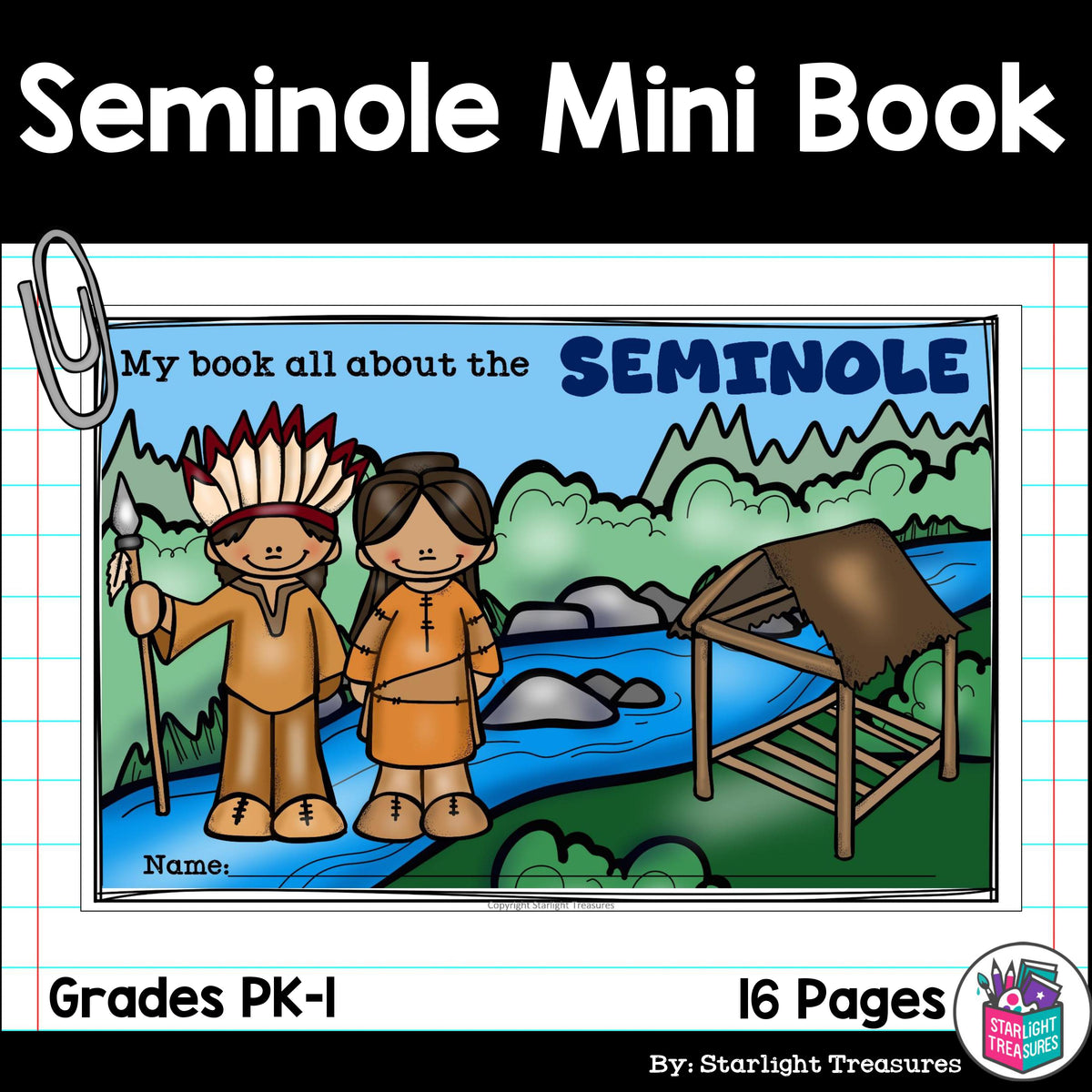 Seminole Tribe Mini Book for Early Readers - Native American Activitie ...