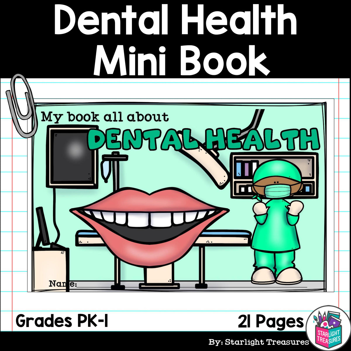 Dental Health Mini Book for Early Readers: Dental Health Month ...