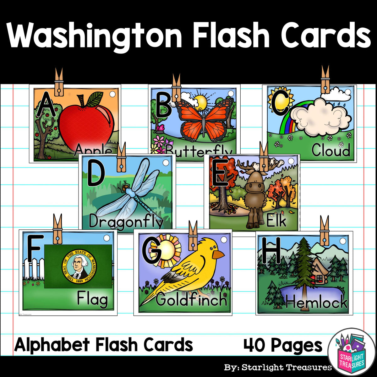 Alphabet Flash Cards for Early Readers - State of Washington ...