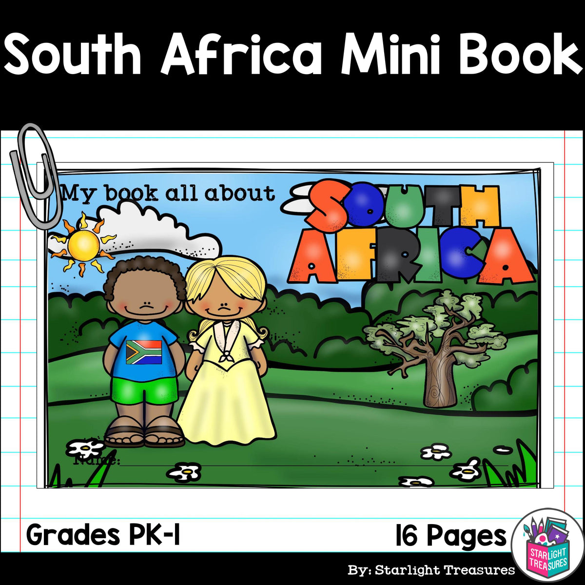 South Africa Mini Book for Early Readers - A Country Study – Starlight ...